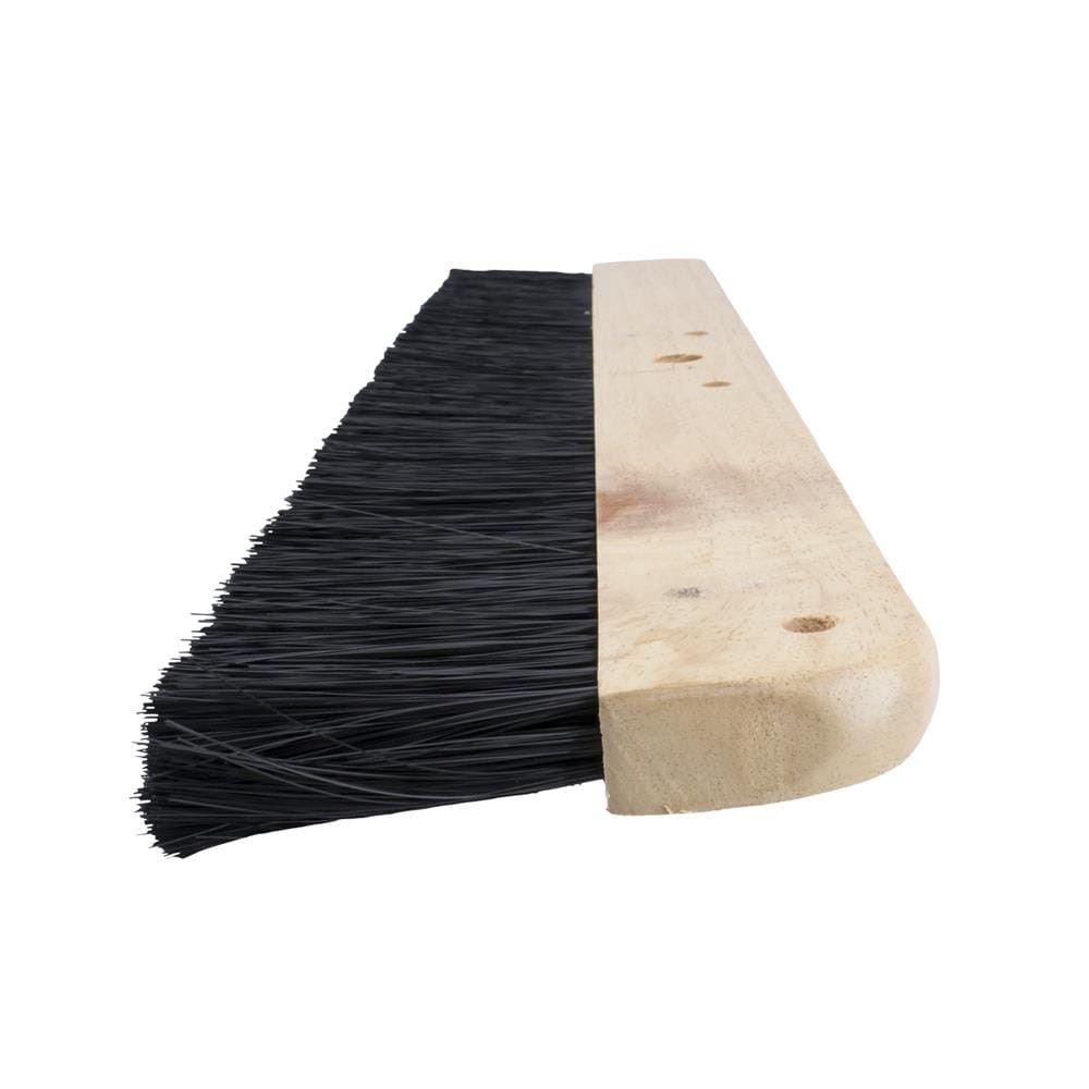 Marshalltown Wood Backed Concrete Broom 1-in x 24-in Plastic Asphalt ...