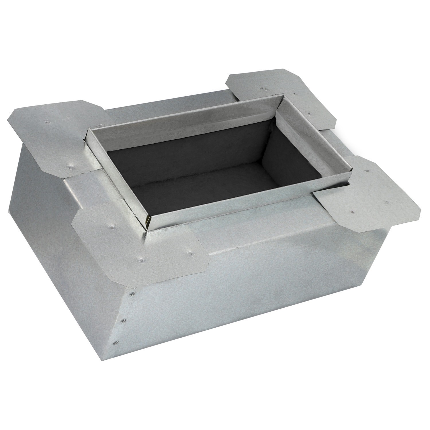 IMPERIAL 30 Gauge Galvanized steel Rectangle Ductboard register Duct ...