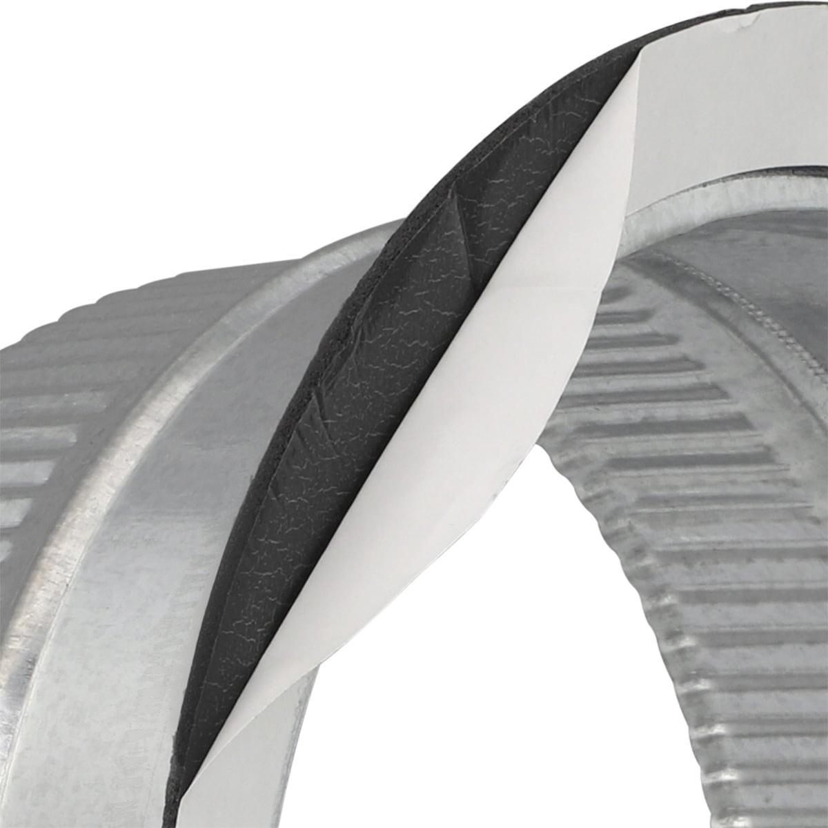 IMPERIAL 12-in 30 Gauge Galvanized steel Round Airtight adhesive Duct ...