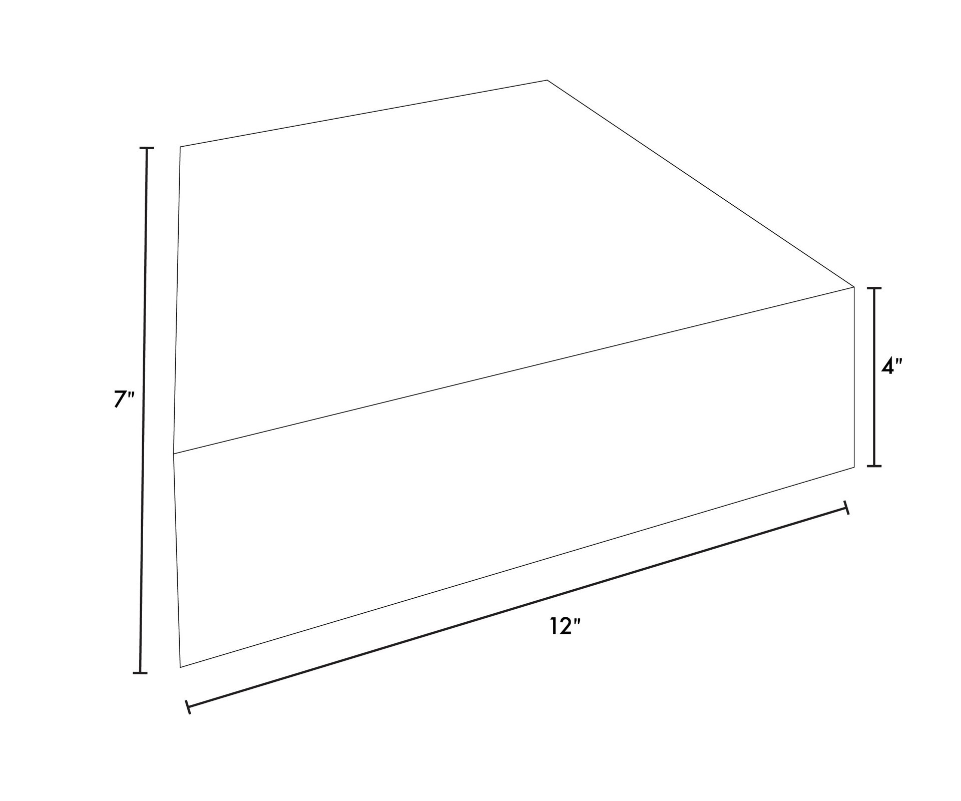 4-in H x 11.7-in L x 7-in D Gray/Charcoal Concrete Retaining wall block ...