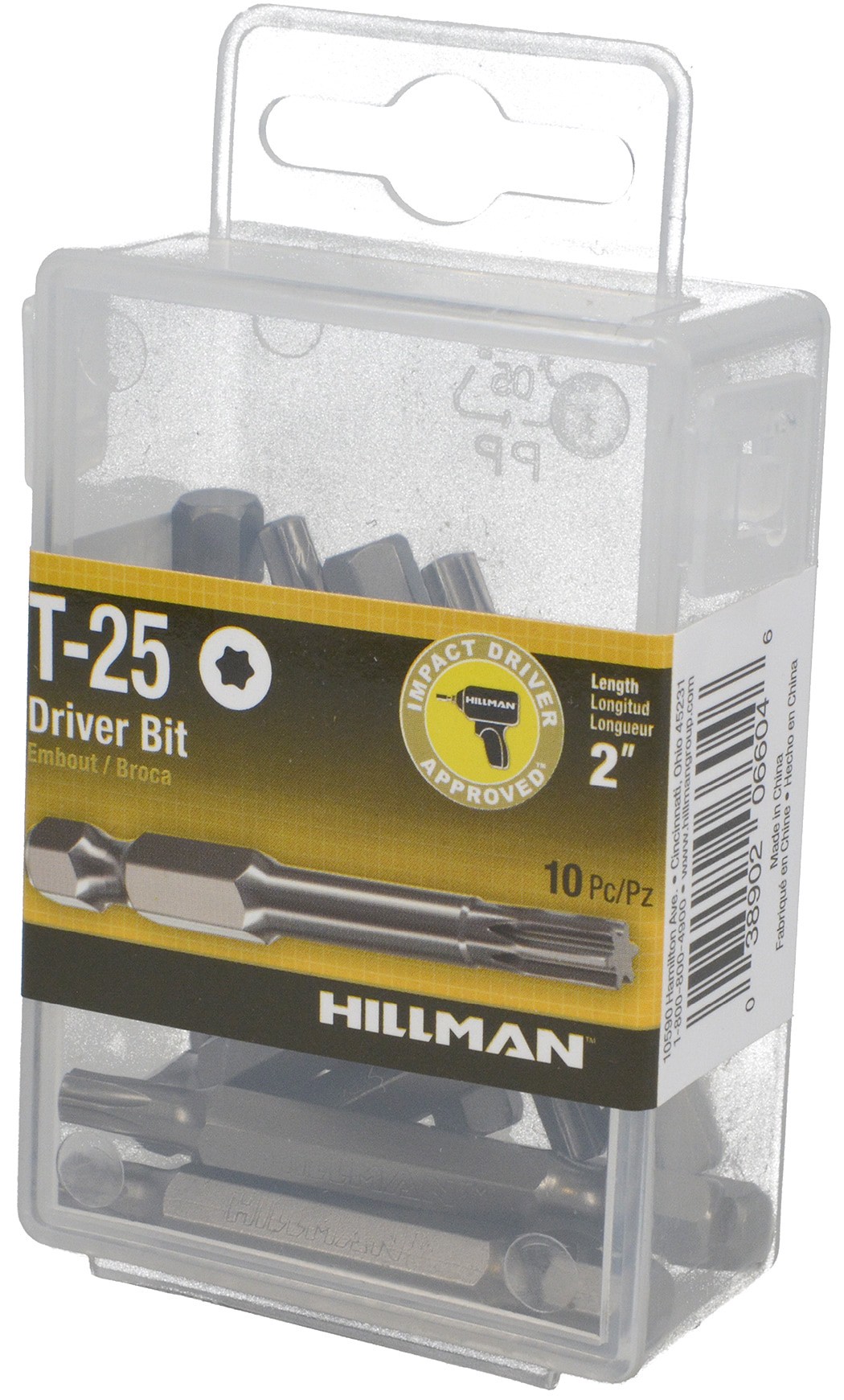 Hillman 2-in T25 Torx Screwdriver Bit Set 10 -Piece 1 ct | shipt