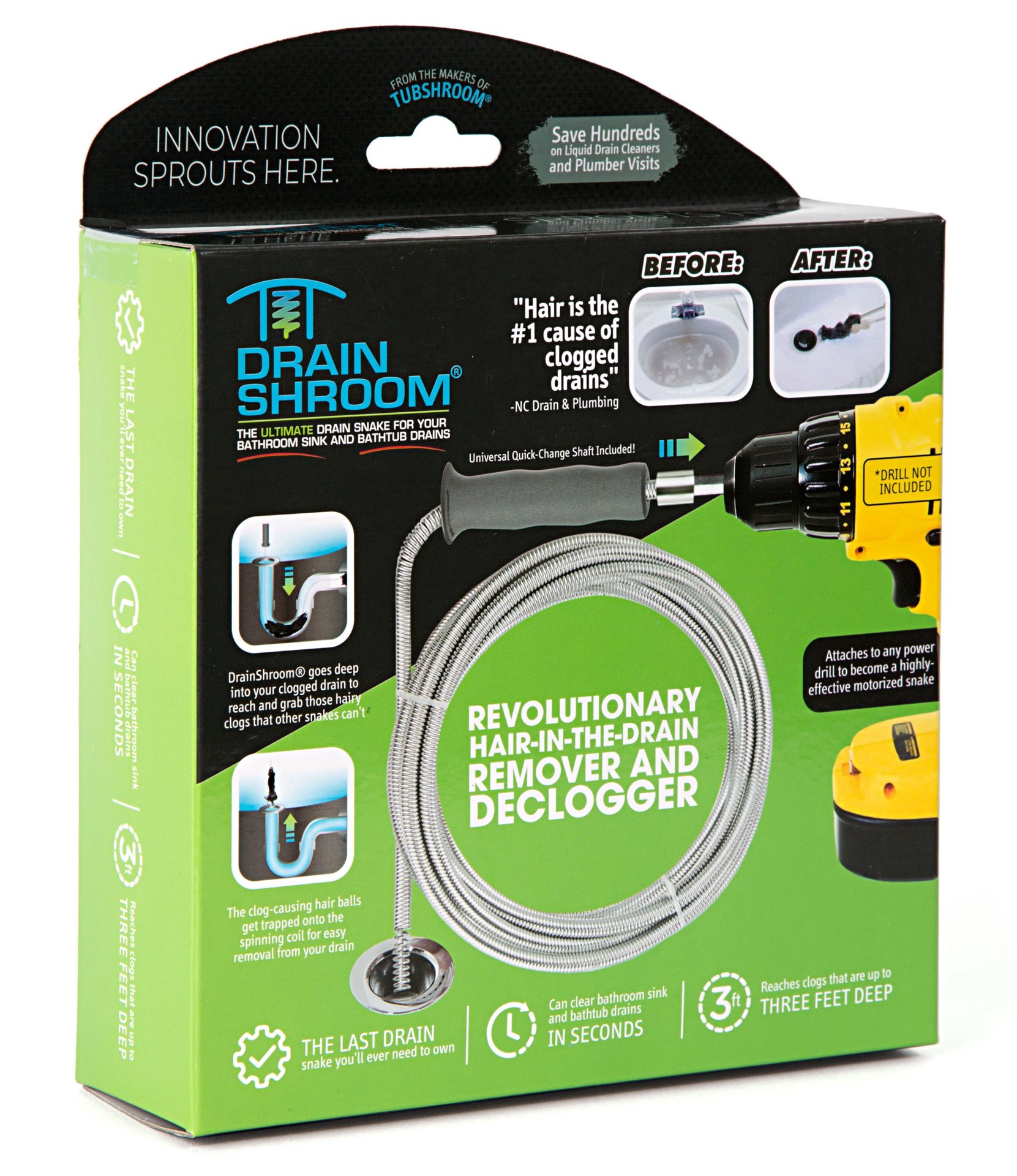 TubShroom Metal Drain snake 1 ct | shipt