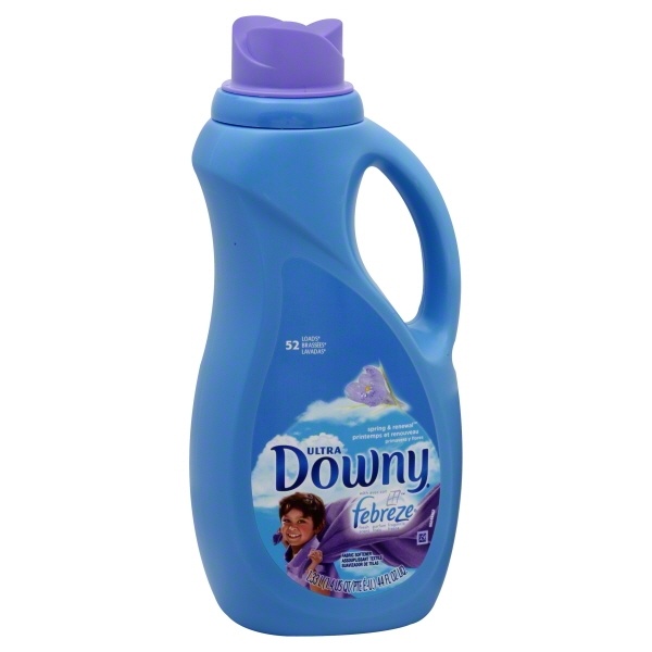 Downy Ultra with Febreze Spring & Renewal Liquid Fabric Conditioner 44 ...