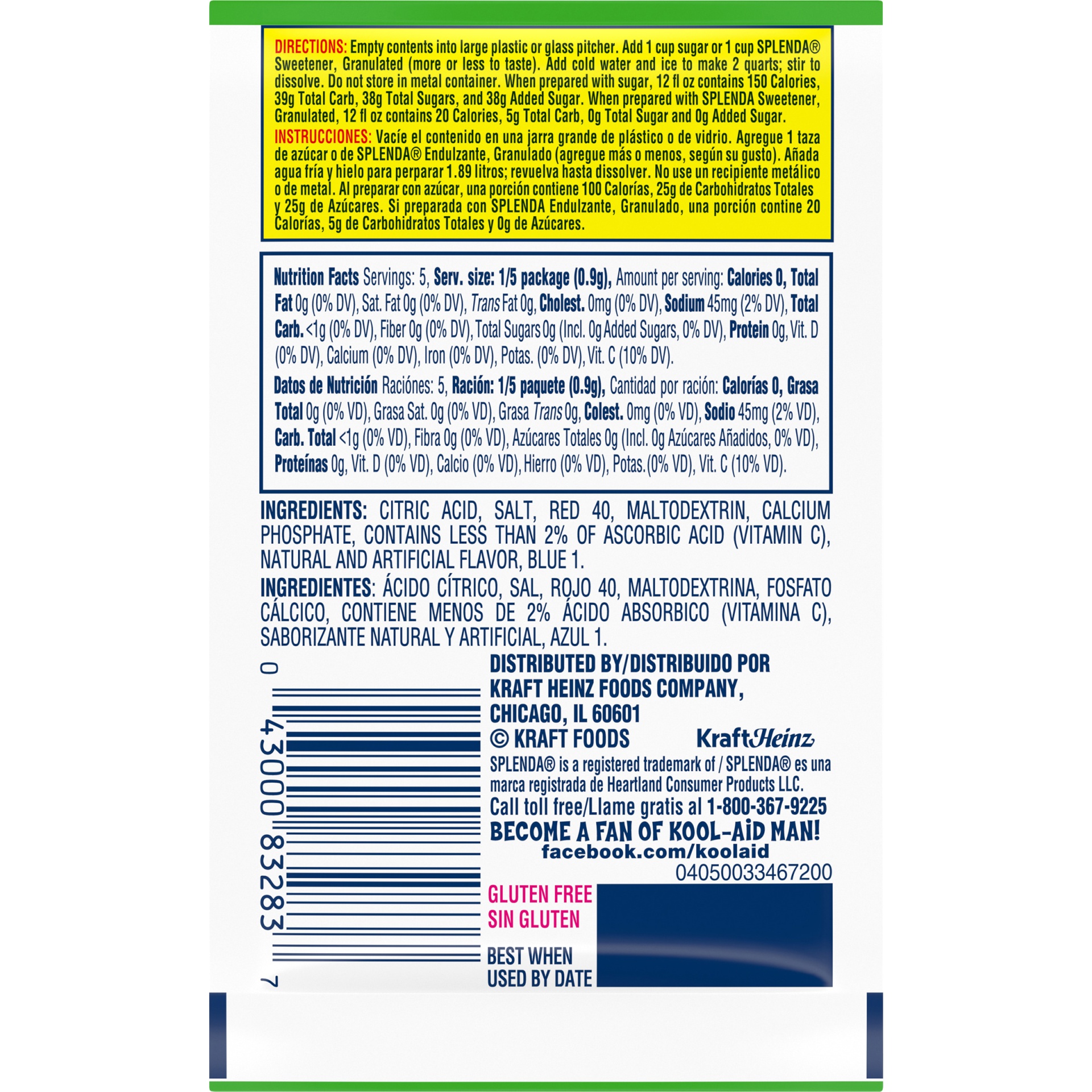 Kool-Aid Jamaica Drink Mix Unsweetened 0.14 oz | Shipt