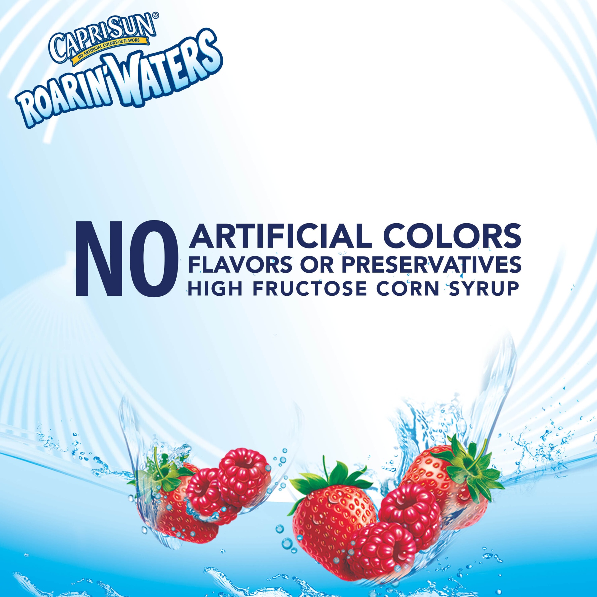 Capri Sun Roarin' Waters Berry Rapids Naturally Flavored Water Beverage ...