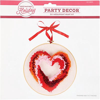 Destination Holiday DIY ValentineNeedle Point Heart Kit 1 ct | Shipt