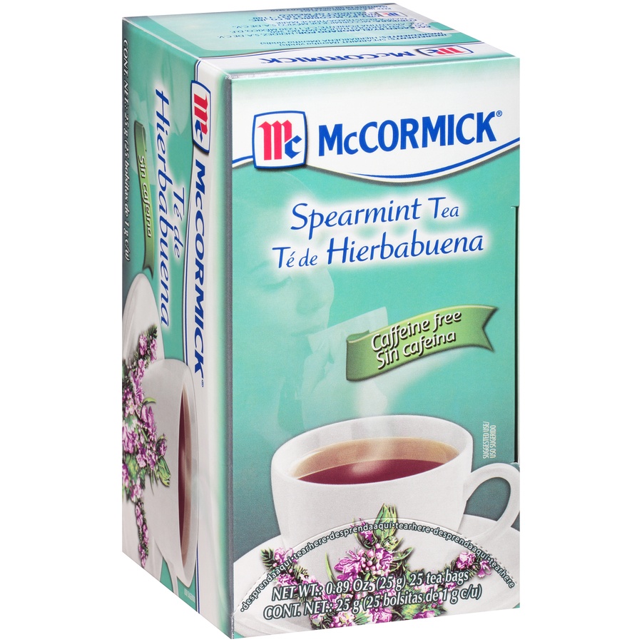 McCormick Caffeine Free Spearmint Tea Bags 0.89 oz | Shipt