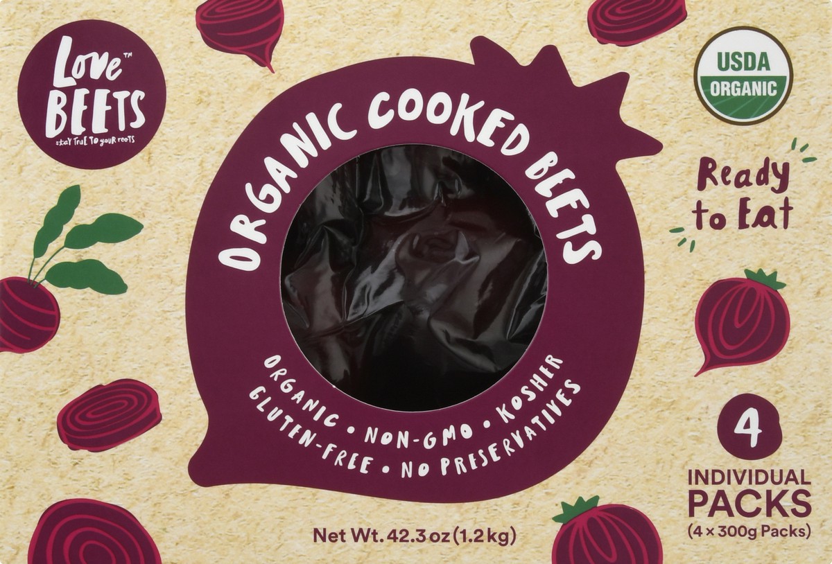 Love Beets Organic Cooked Beets 4 ct | Shipt