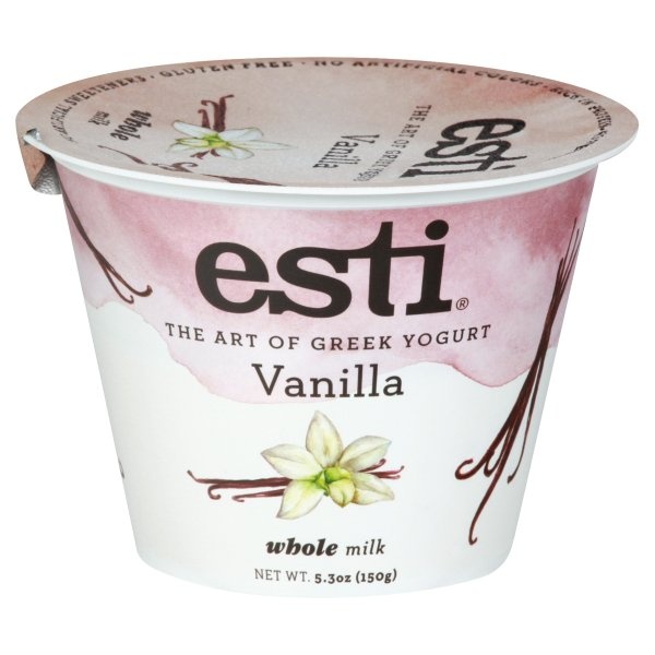 esti Greek Yogurt - Whole Milk, Vanilla 5 oz | Shipt