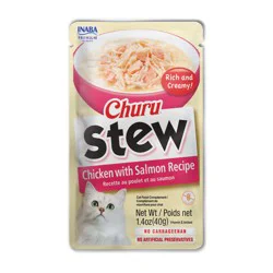 Inaba Churu Stew for Cats, Creamy Broth Gelée with Shredded Chicken ...