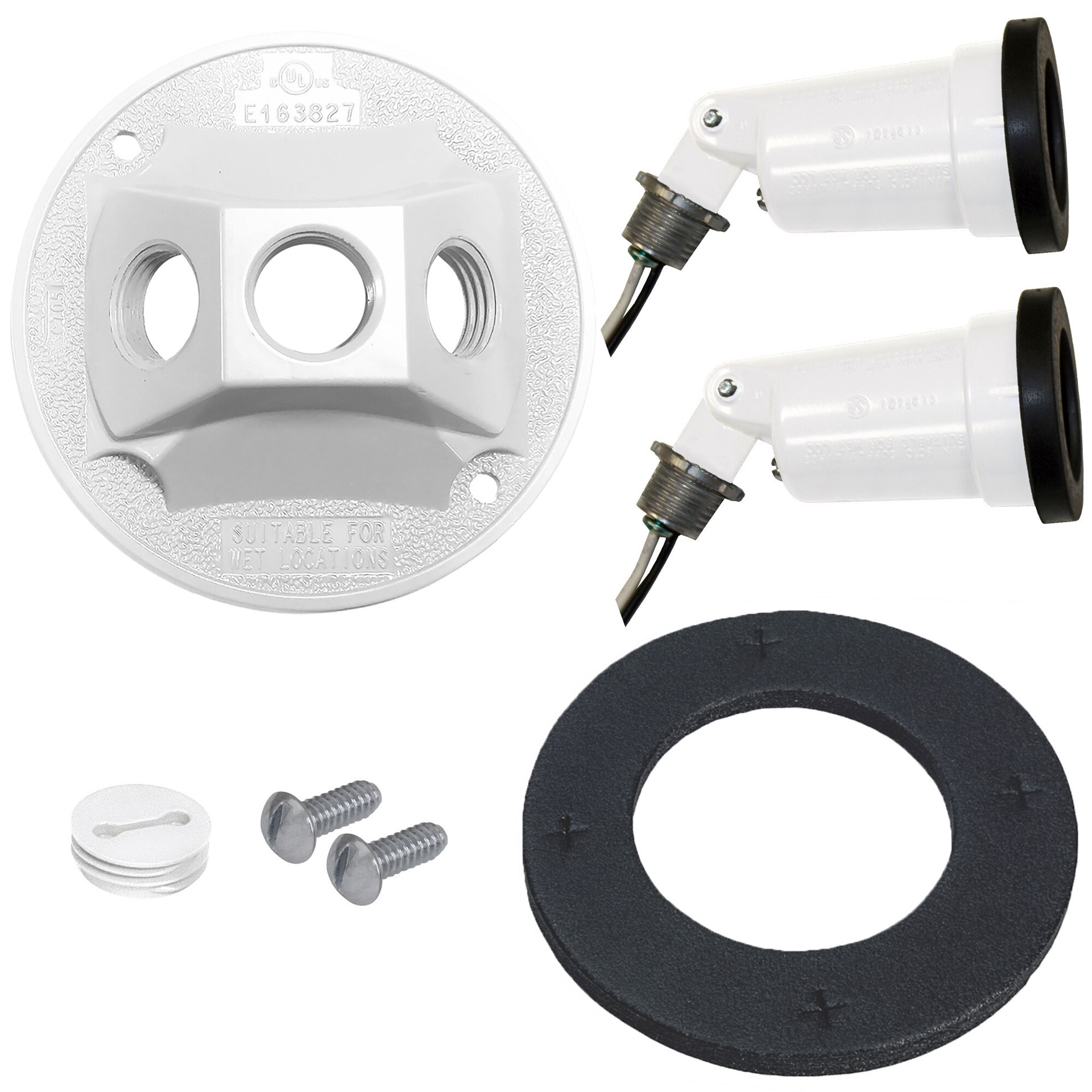 Sigma Engineered Solutions 150 -Watt EQ LED White 2 -Head Switch ...