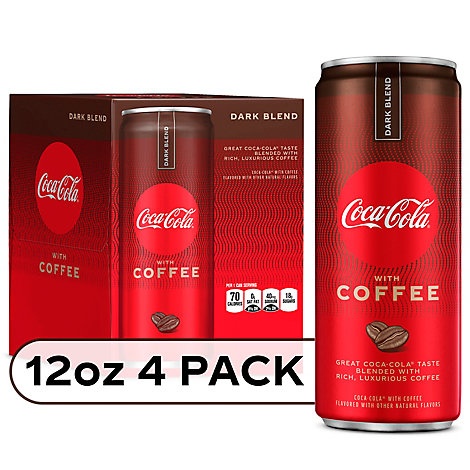 Coca-Cola Soda With Coffee Dark Blend Cans - 48 fl oz 48 fl oz | Shipt