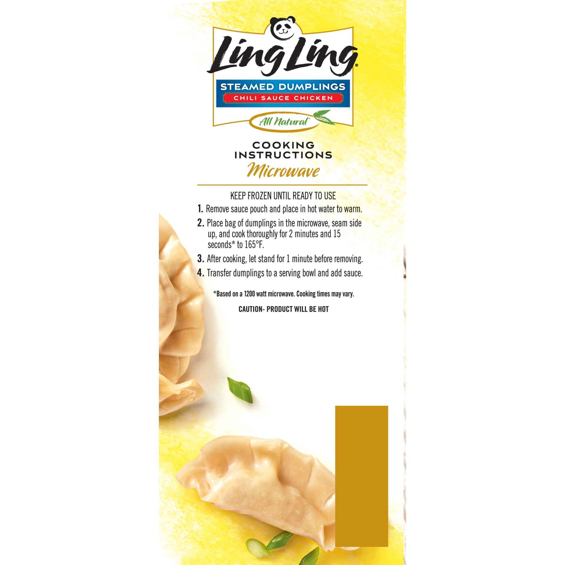Ling Ling Steamed Dumplings Chili Sauce Chicken 22.5 oz | Shipt