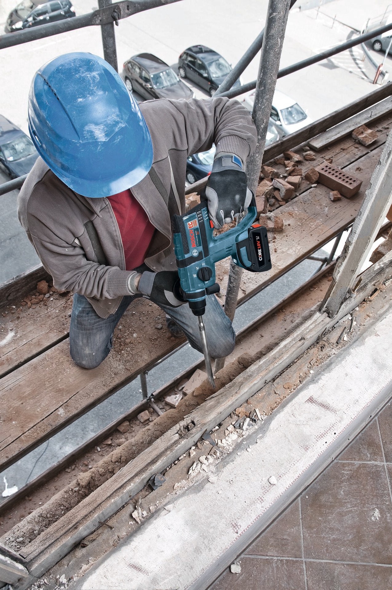 Bosch General demolition Breaker hammer Chisel Mortising Bit 1-1/8-in x ...