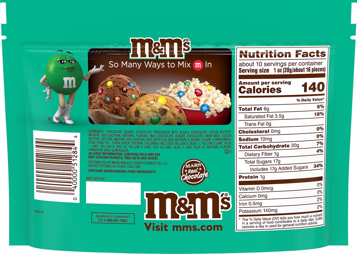 M&M'S Mint Dark Chocolatedy Sharing Size 11.4 oz | Shipt