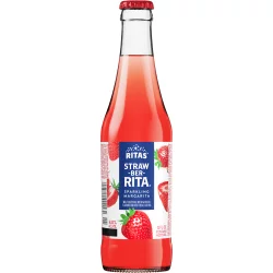 Ritas Straw-Ber-Rita Sparkling Margarita, 8% ABV 12 oz | shipt