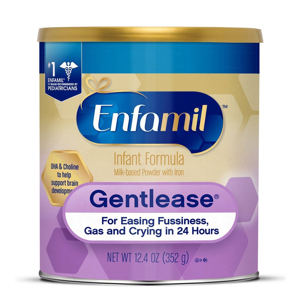 Enfamil Gentlease Infant Formula With Iron Milk-Based Powder Through 12 ...