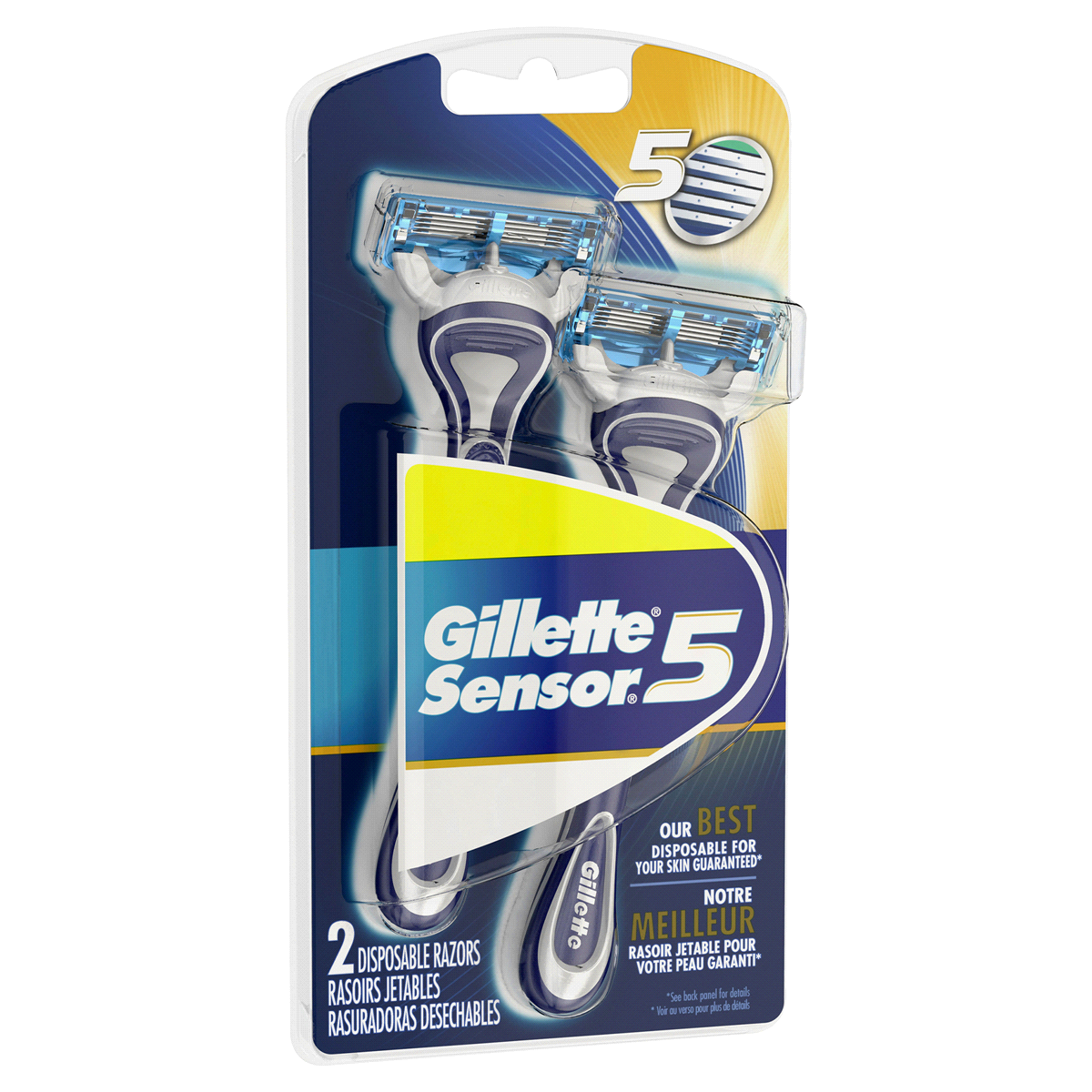 Gillette Sensor 5 Mens Disposable Razors 2 ct | Shipt