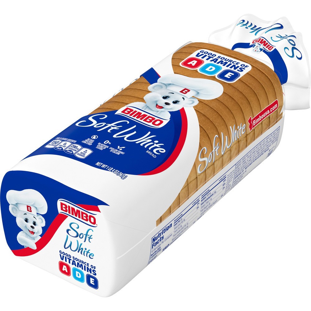 Bimbo Soft White Family Size Bread 20 Oz 20 oz | Shipt