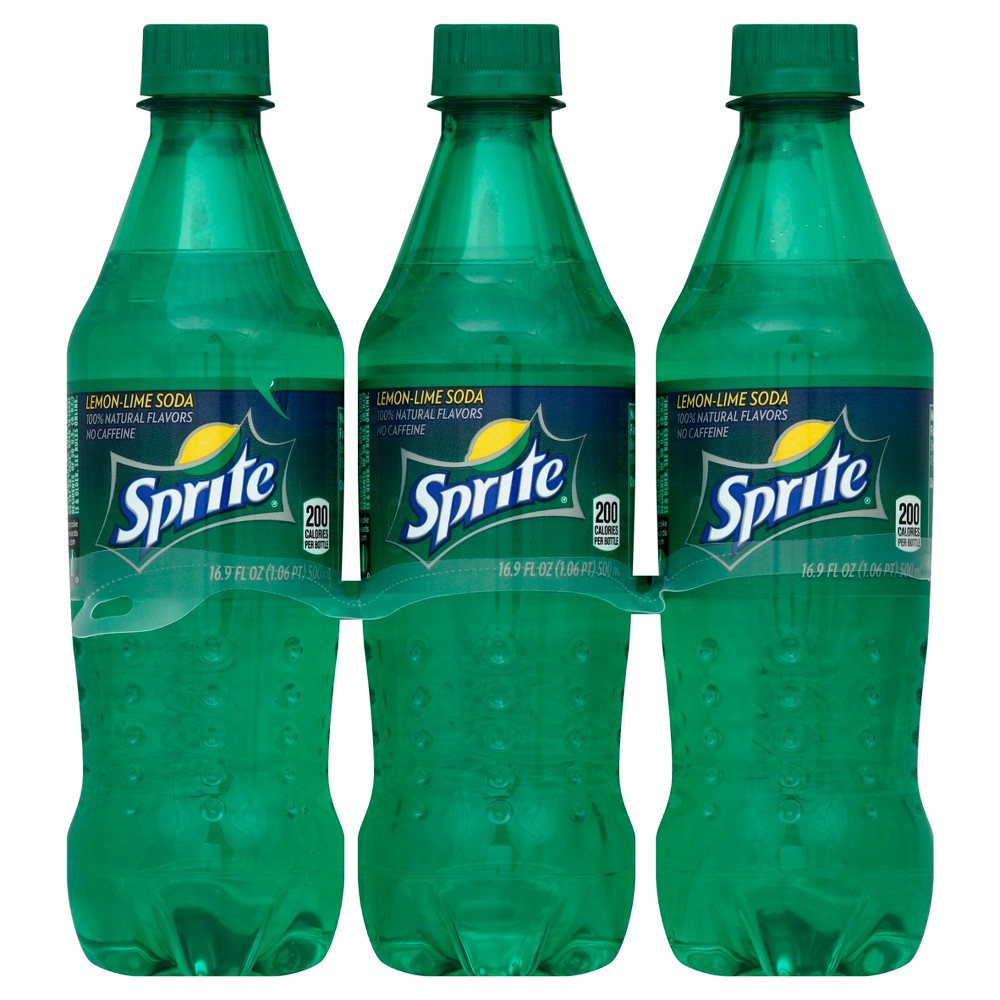 Sprite Bottles, 16.9 fl oz, 6 Pack 6 ct; 16.9 fl oz | Shipt
