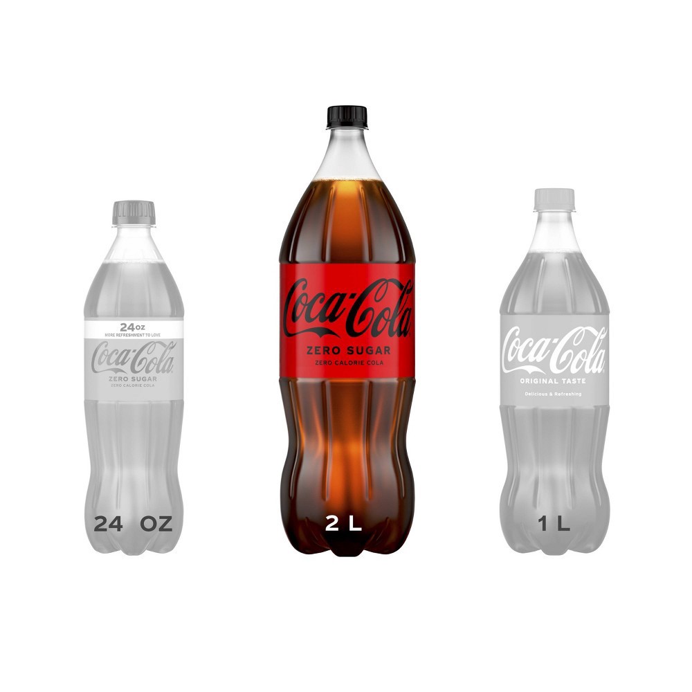 Coca-Cola Zero Sugar Bottle, 2 Liters 2 liter | Shipt