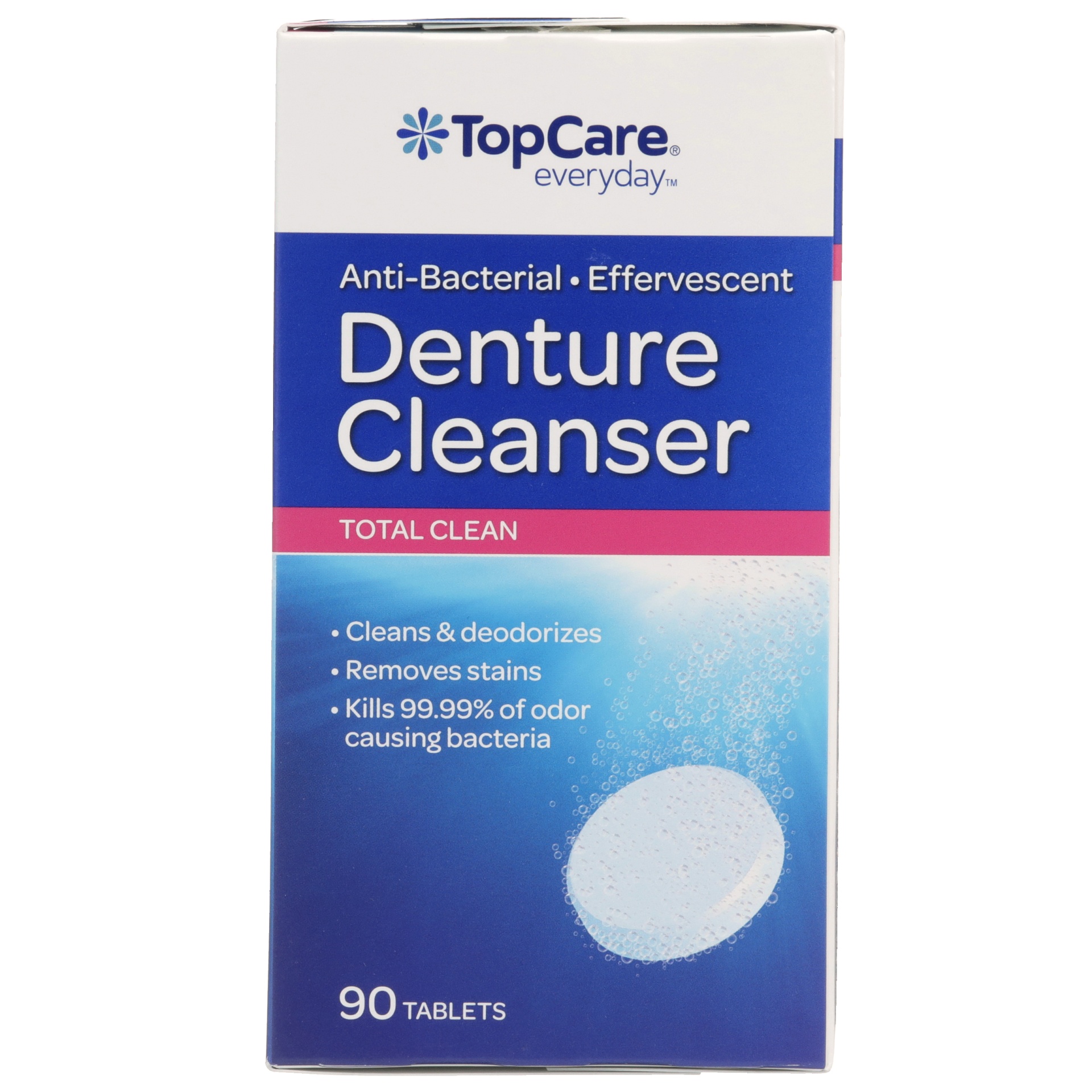 TopCare Anti-bacterial Effervescent Total Clean Denture Cleanser ...