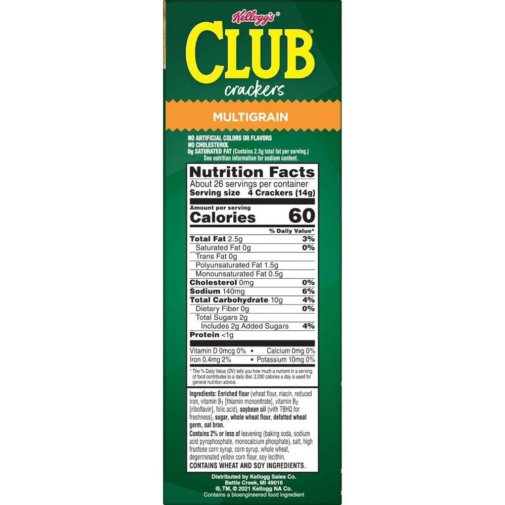 Club Multi Grain Crackers 12.7 oz | Shipt