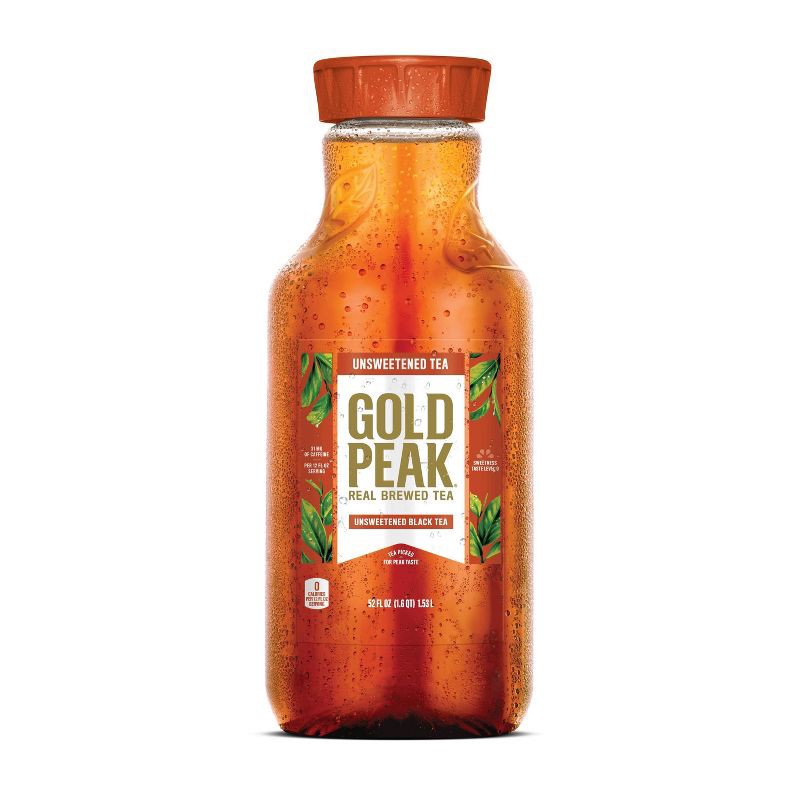 Gold Peak Unsweetened Black Iced Tea Drink - 52 fl oz 52 fl oz | Shipt