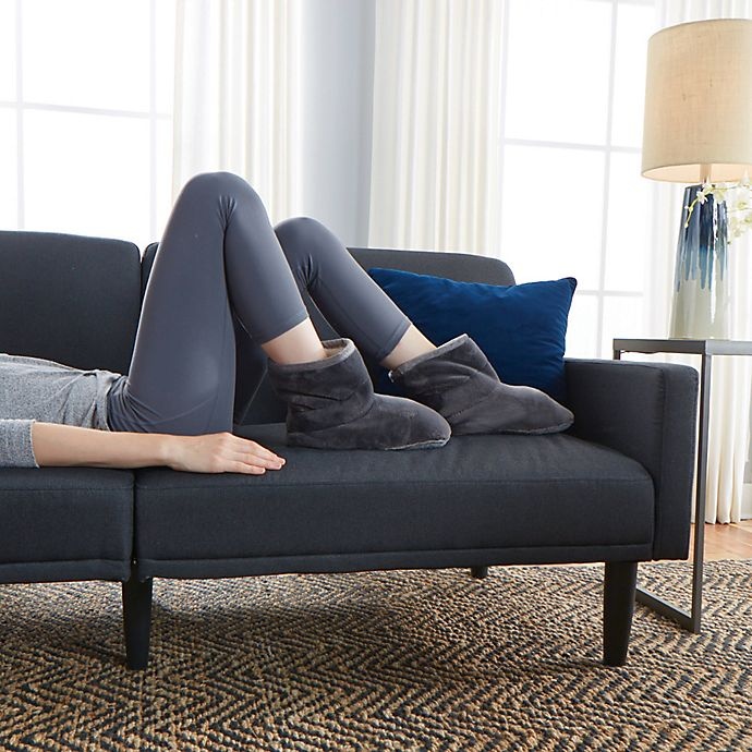 Therapedic Size Small/Medium Unisex Weighted Slippers - Grey 1 ct | Shipt