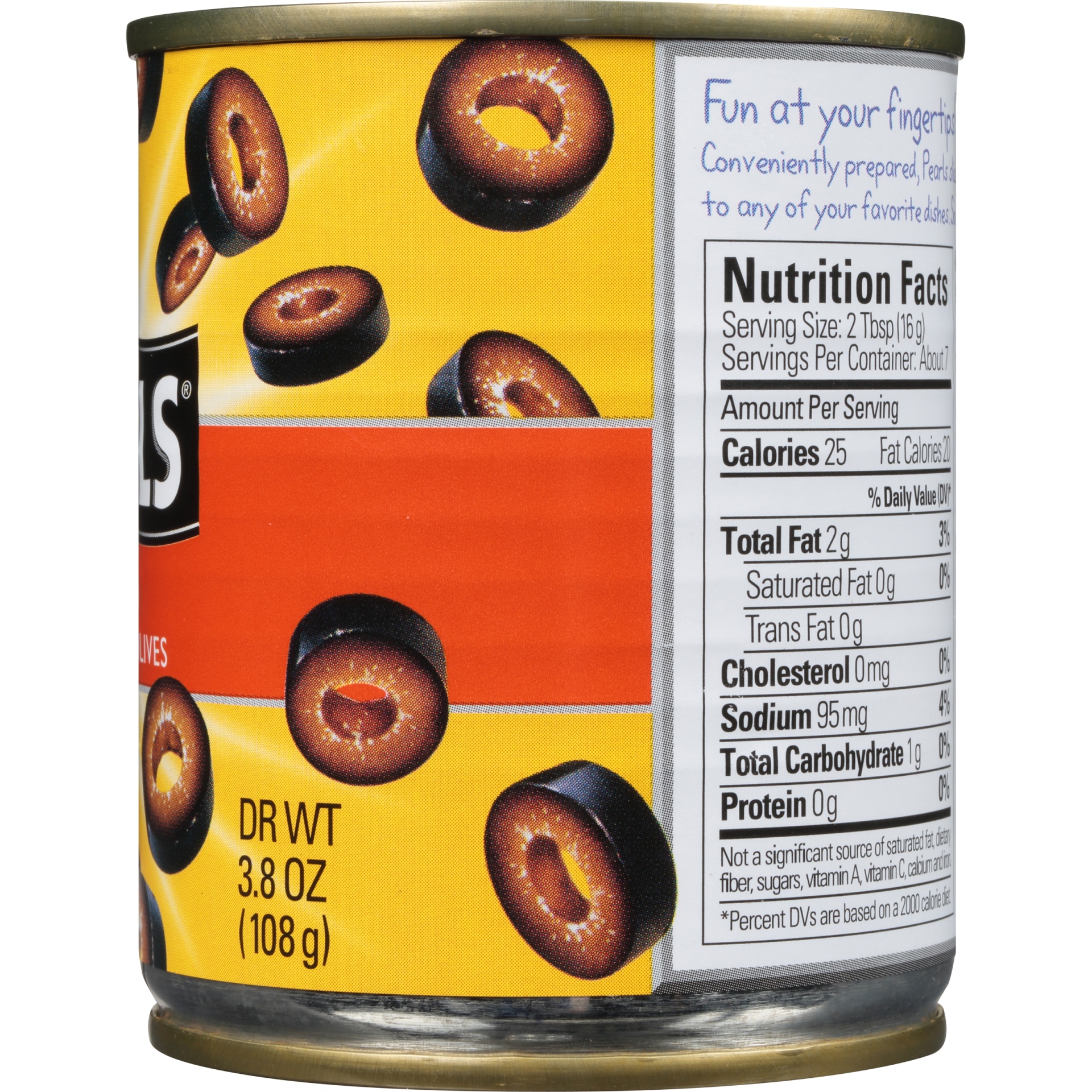 Pearls Sliced Ripe Black Olives - 3.8oz 3.8 oz | Shipt