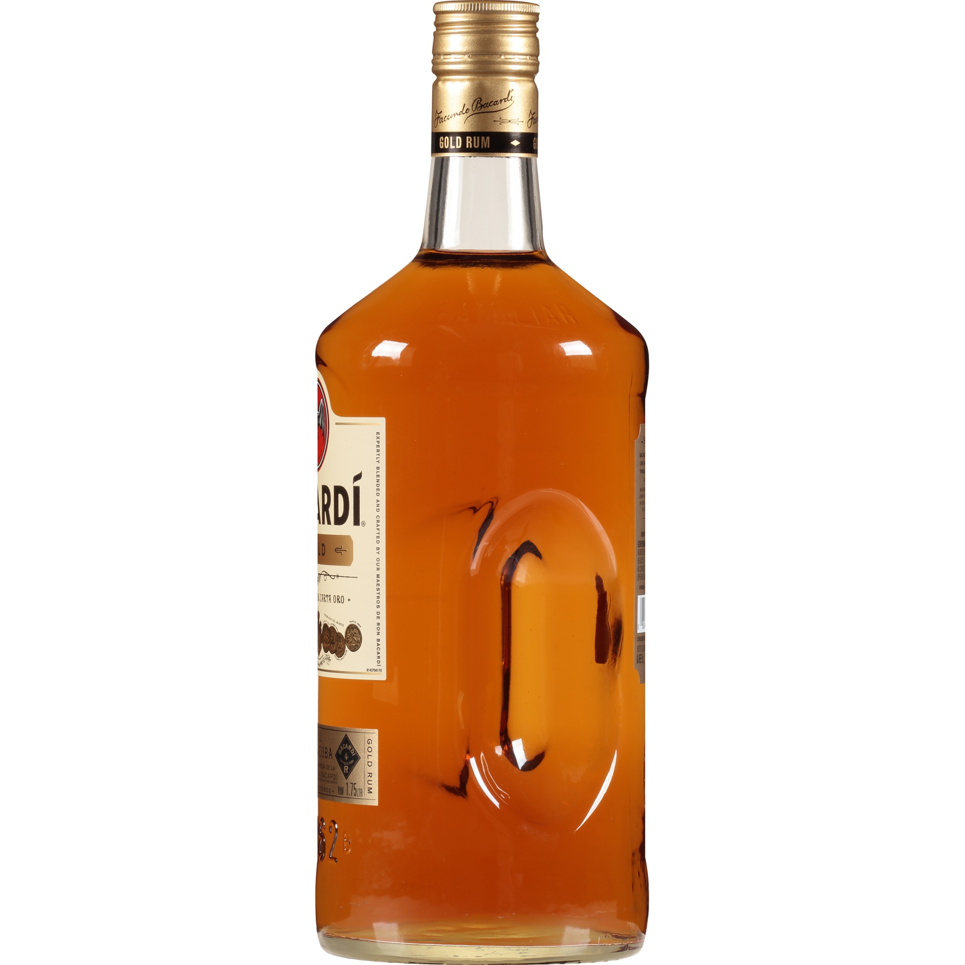 Blank Rum Bottle