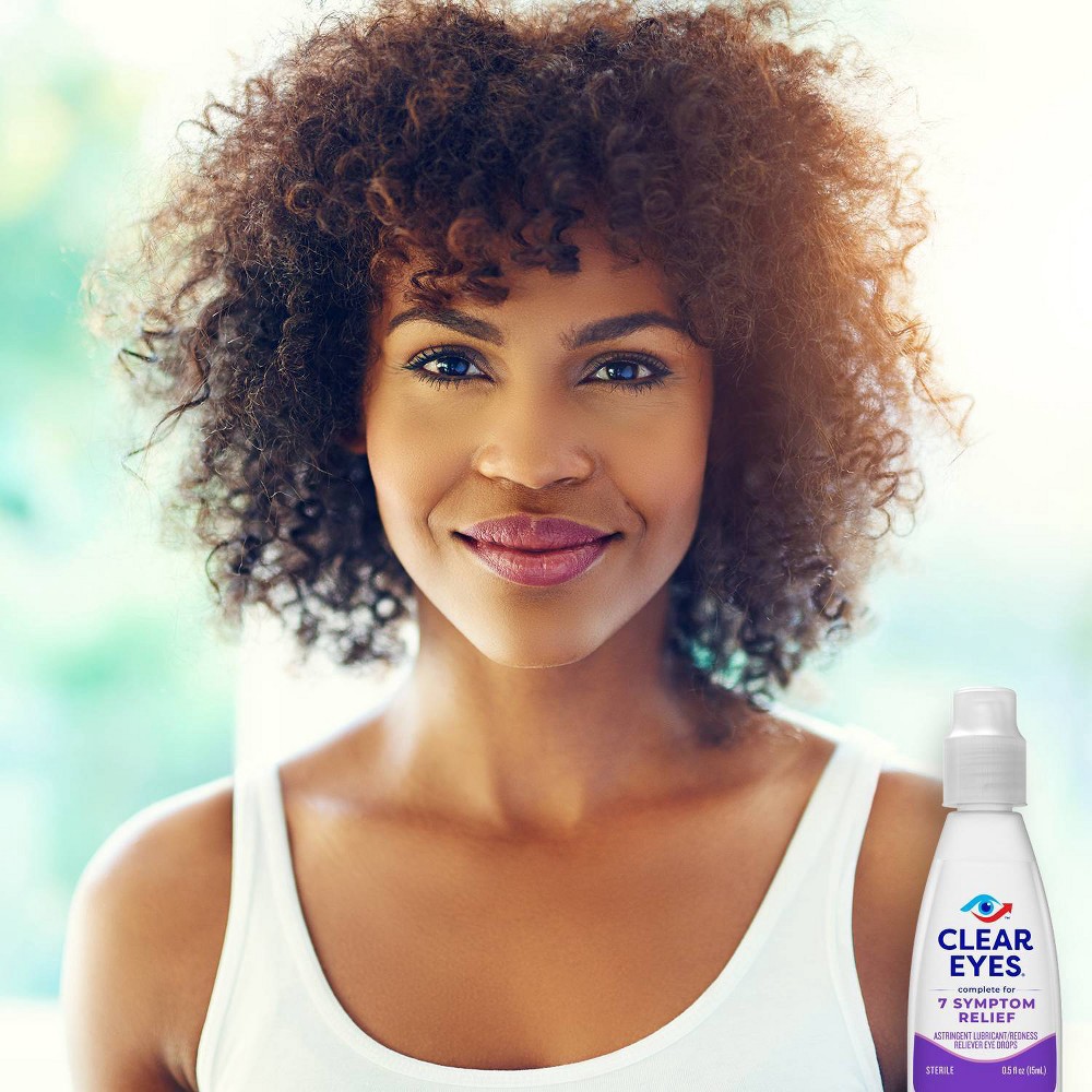 Clear Eyes Complete 7 Symptom Relief Astringent/Lubricant/Redness ...