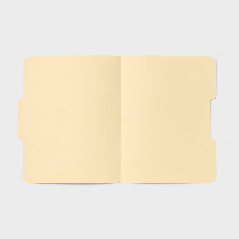 36ct Manila File Folders - up&up™: Top Tab, Non-Pronged, 12 Sheet ...