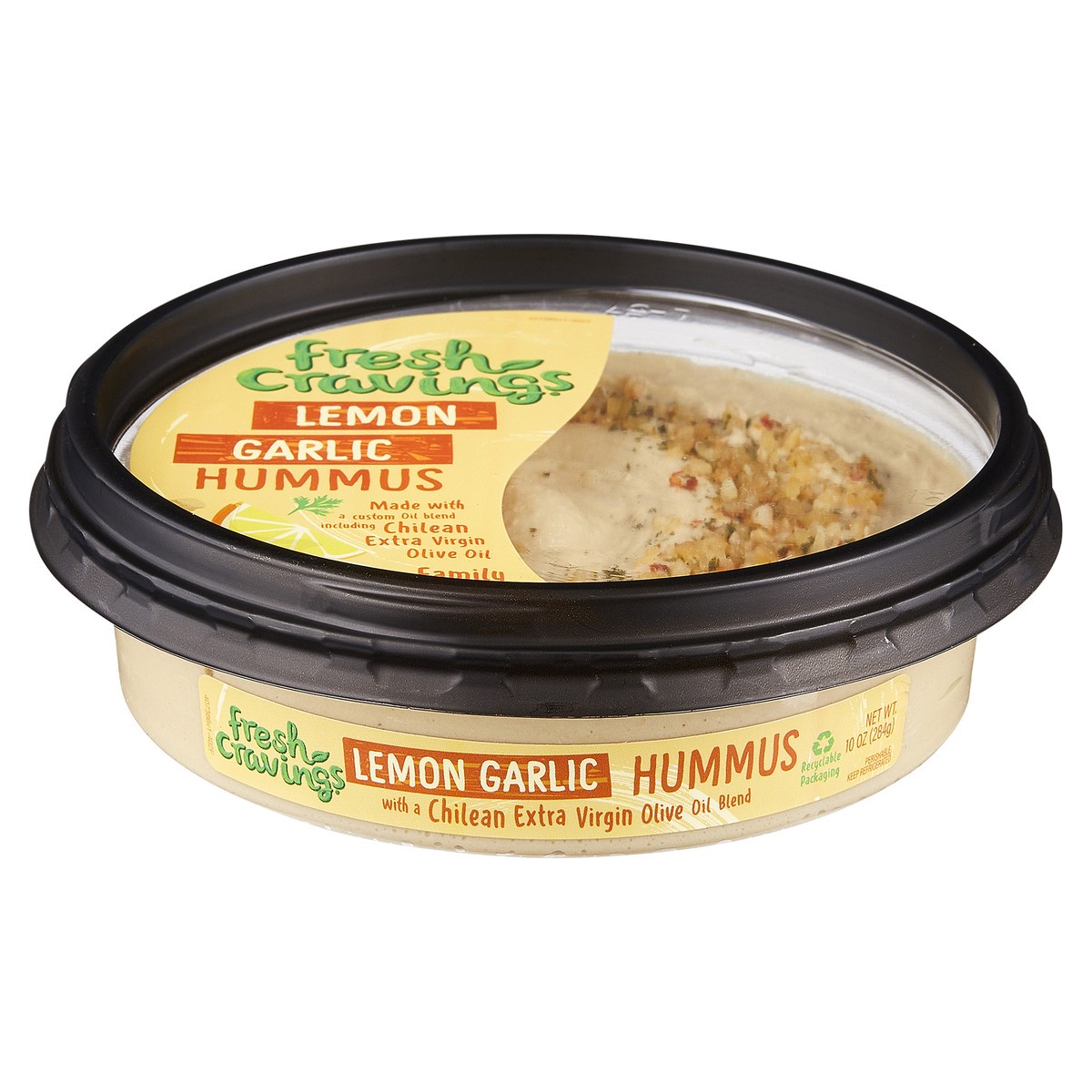 Fresh Cravings Lemon Garlic Hummus 10 oz | Shipt