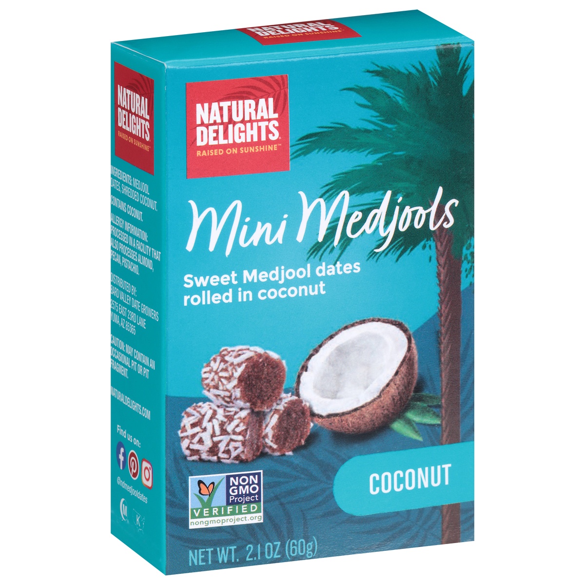 Natural Delights Mini Coconut Mini Medjools 2.1 oz 2.1 oz | Shipt