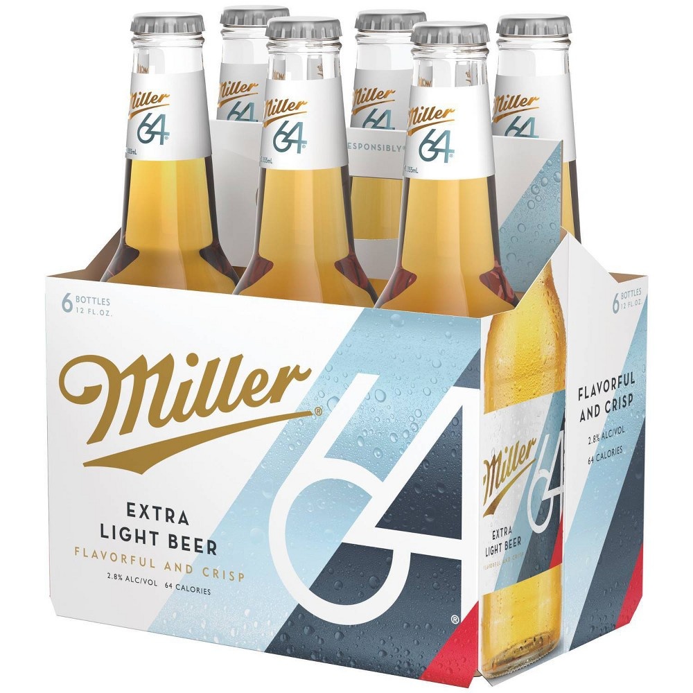 Miller 64 Beer 6 ct, 12 fl oz | Shipt