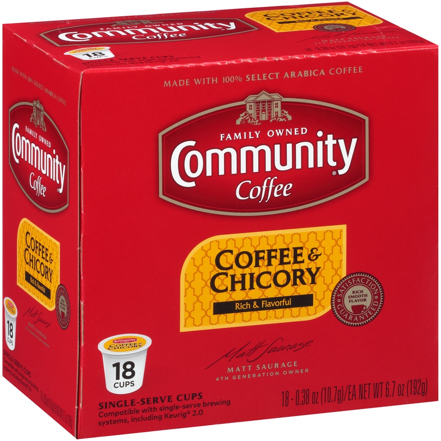 Community Coffee New Orleans Blend Coffee Cup Pods 18 ct | Shipt