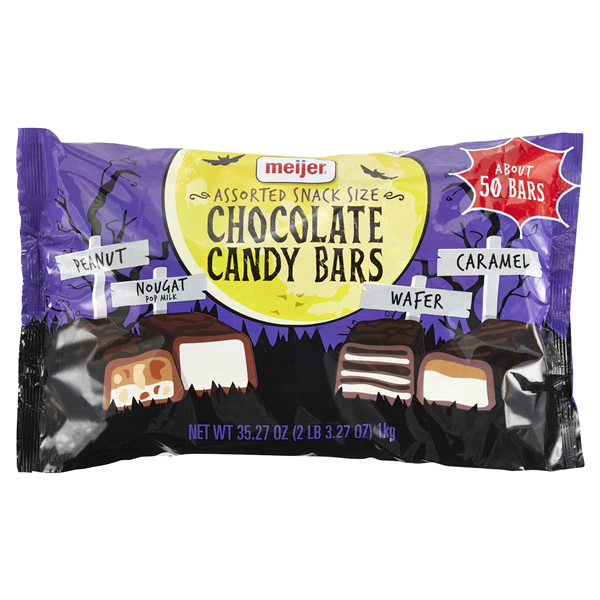 Meijer Assorted Snack Size Chocolate Candy Bars 35.27 oz | shipt