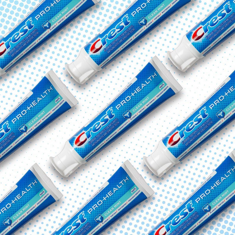 Crest Pro-Health Clean Mint Toothpaste (4.6oz) Twin Pack 2 ct; 5.1 oz ...