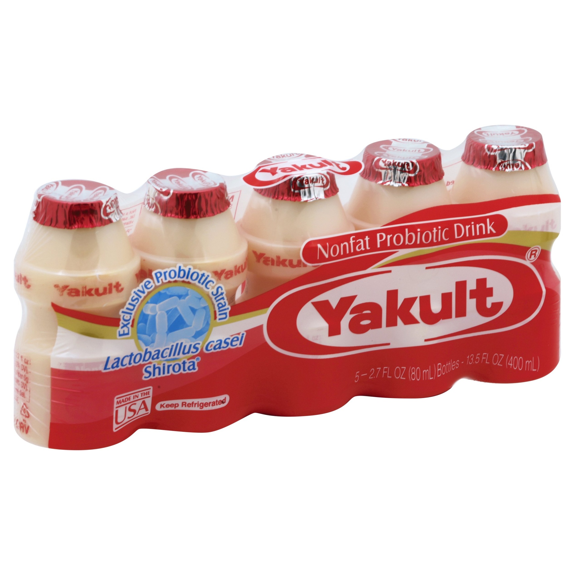 Yakult Probiotic Dairy Beverage 5 ct; 2.7 fl oz | Shipt