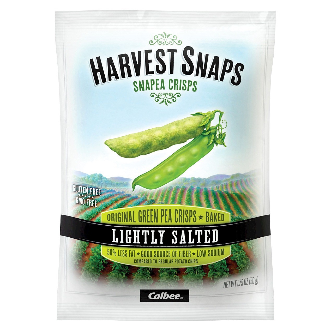 Harvest Snaps Lightly Salted Green Pea Crisps 1.75 oz | Shipt