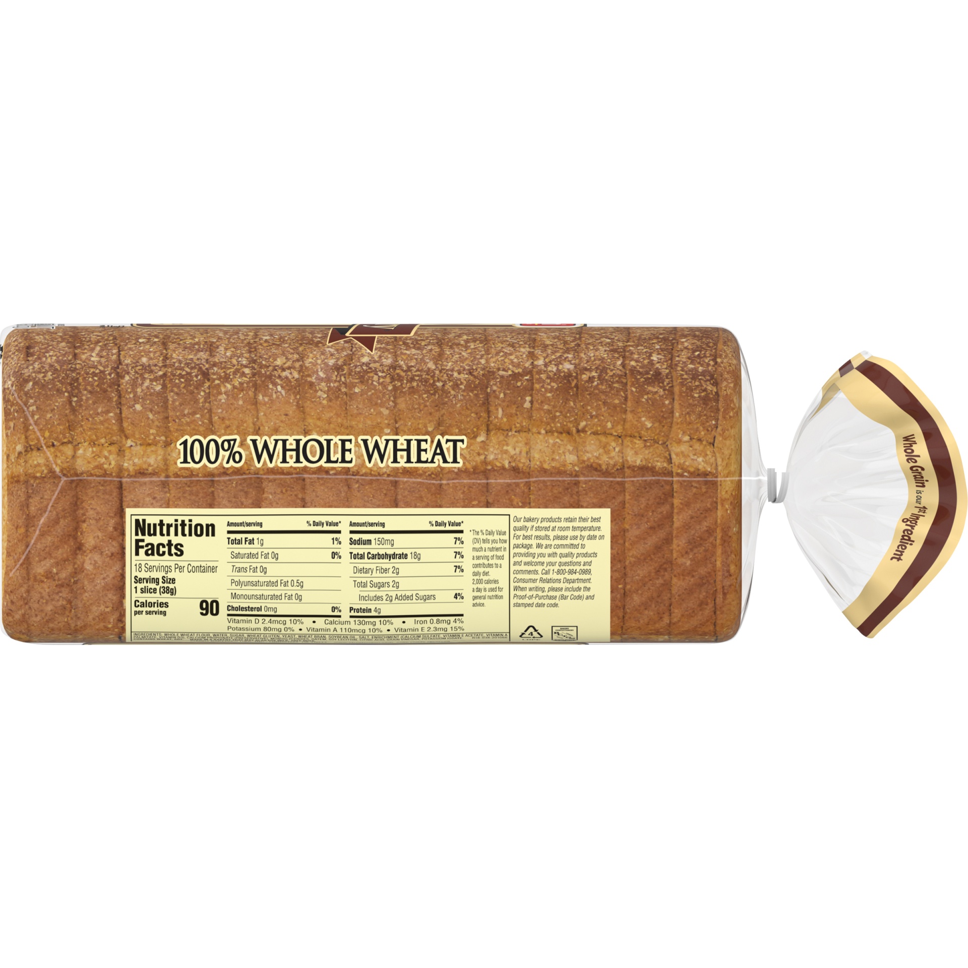 Stroehmann Dutch Country Whole Wheat 24 oz | Shipt