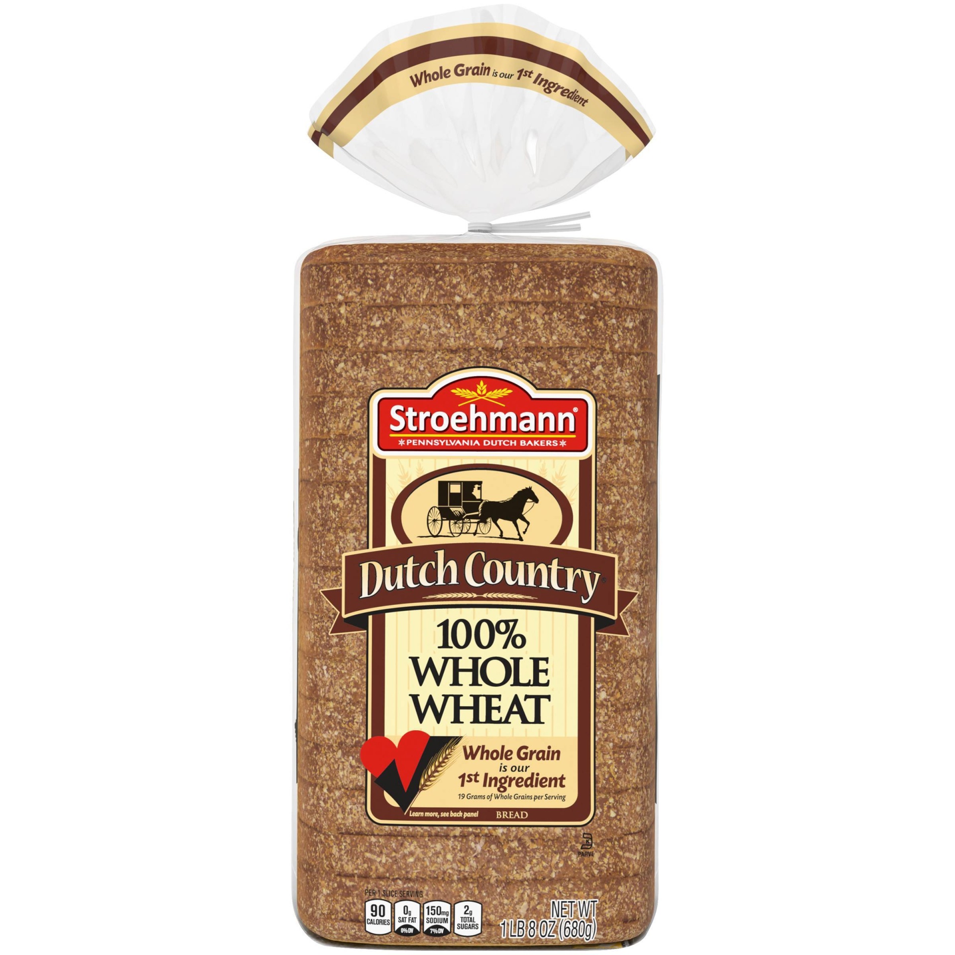 Stroehmann Dutch Country Whole Wheat 24 oz | Shipt