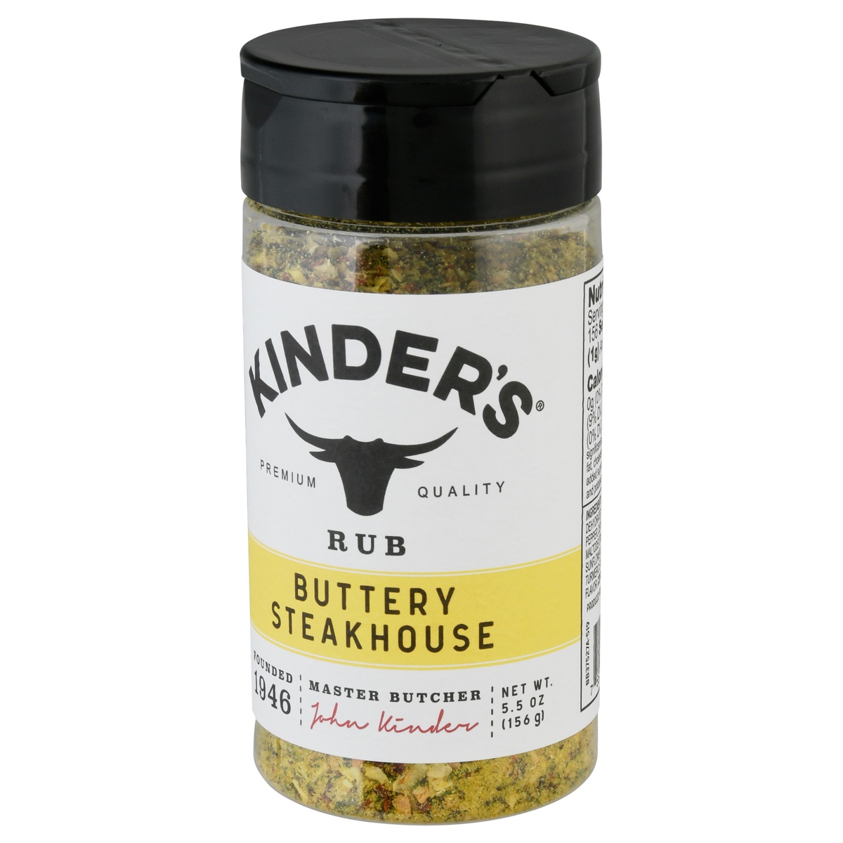 Kinder's California Barbecue Rub Buttery Steakhouse 5.5 oz | Shipt