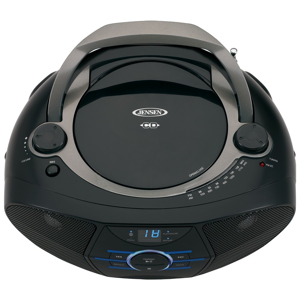 JENSEN AM/FM Radio CD Boombox with LED Display - Black (CD-560) 1 ct ...