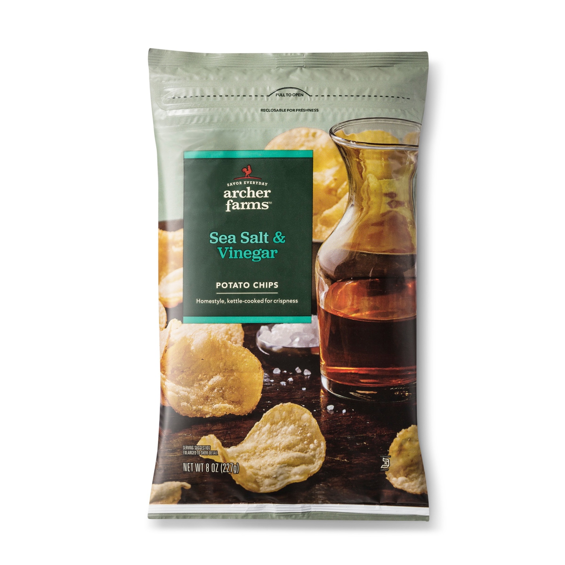 Archer Farms Salt & Vinegar Potato Chips 8 oz | Shipt