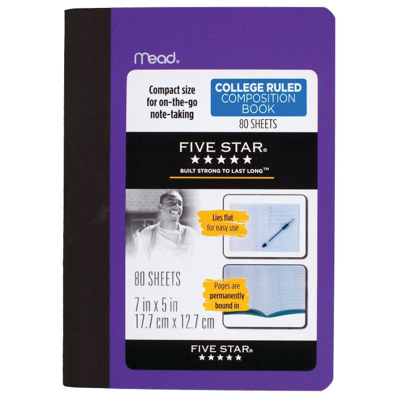 Five Star Mead 5x7 Spiral Subject Notebook Assorted Colors 1 ct | Shipt