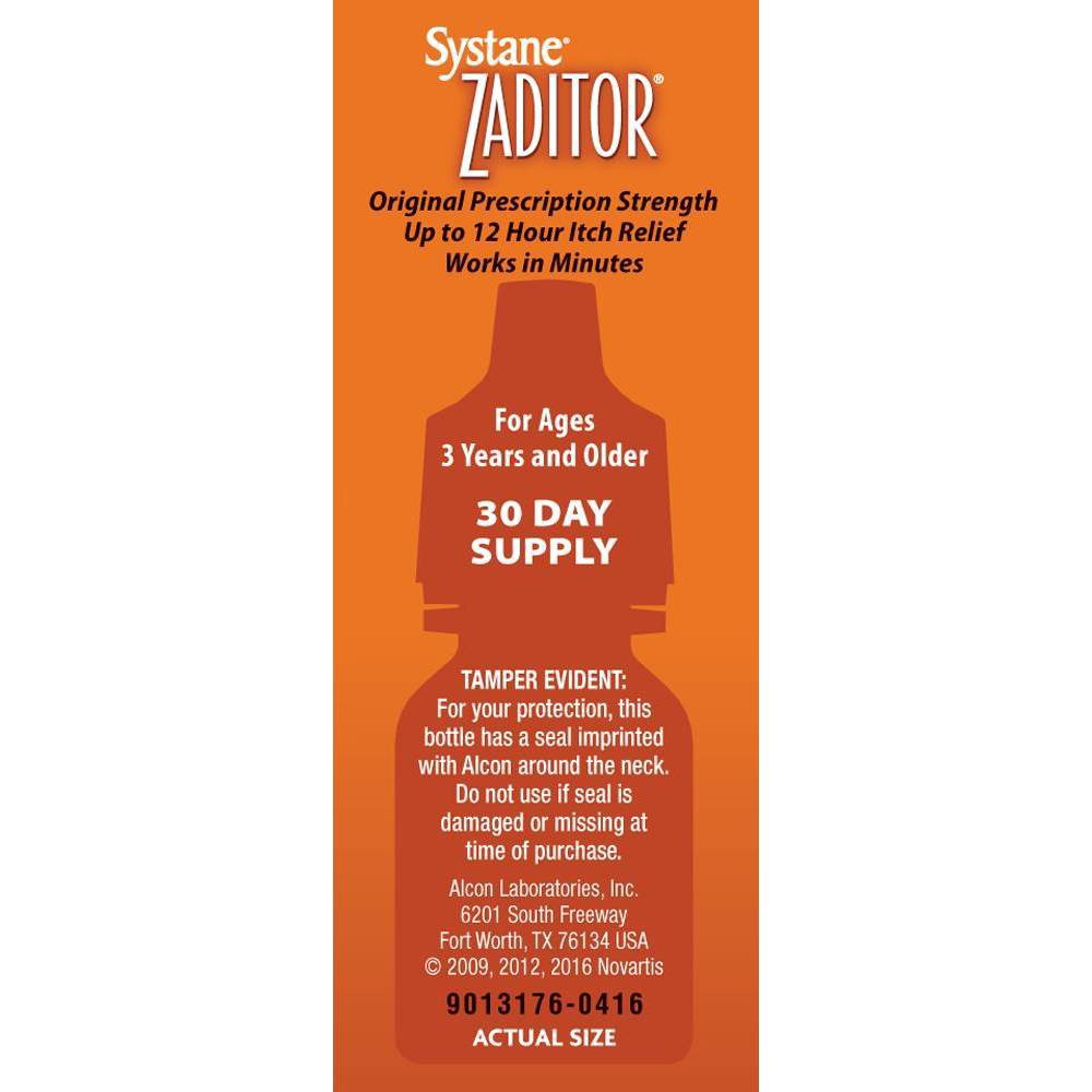 Zaditor Antihistamine Eye Drops 0.17 oz | Shipt