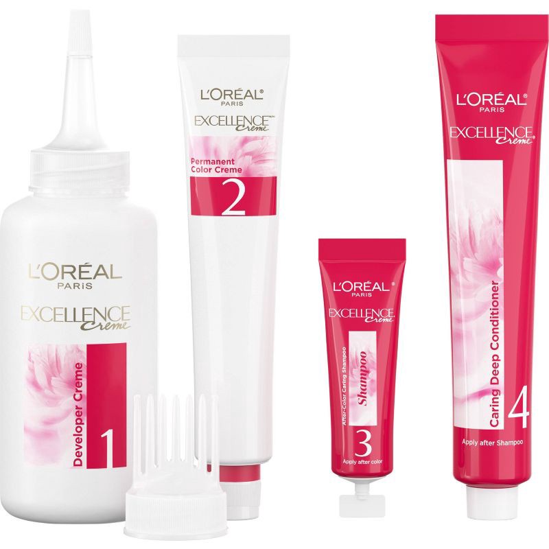 L'Oreal Paris Excellence Triple Protection Permanent Hair Color - 4RM ...
