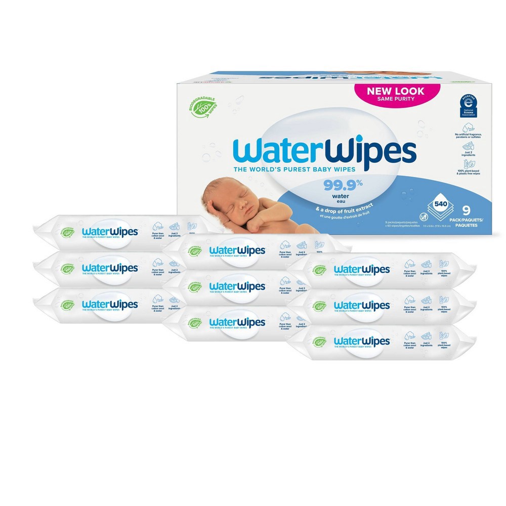 WaterWipes Biodegradable Original Baby Wipes - 540ct 540 ct | Shipt